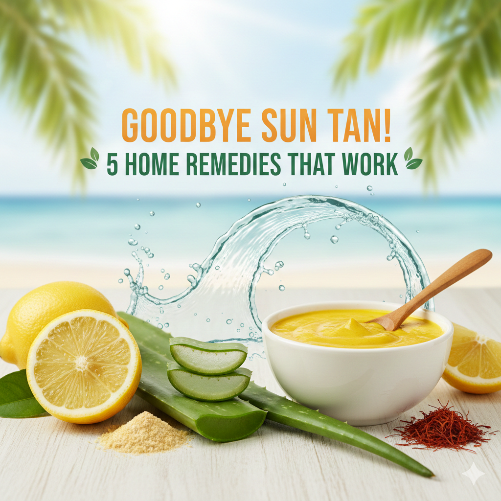5 Best Home Remedies for Sun Tan Removal That Actually Work - Skin Care ...